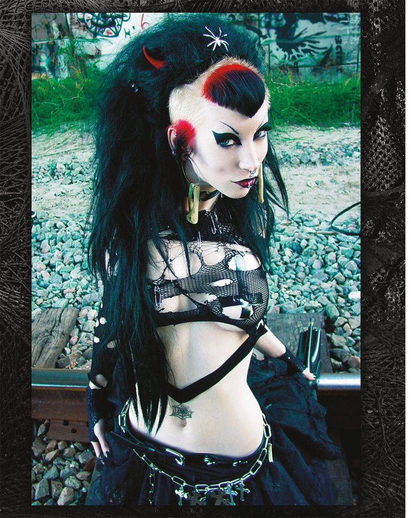 RazorCandi: Gothic Punk Deathrock Tattoo Pinup Icon – Zinetastic! – serving the future of ...